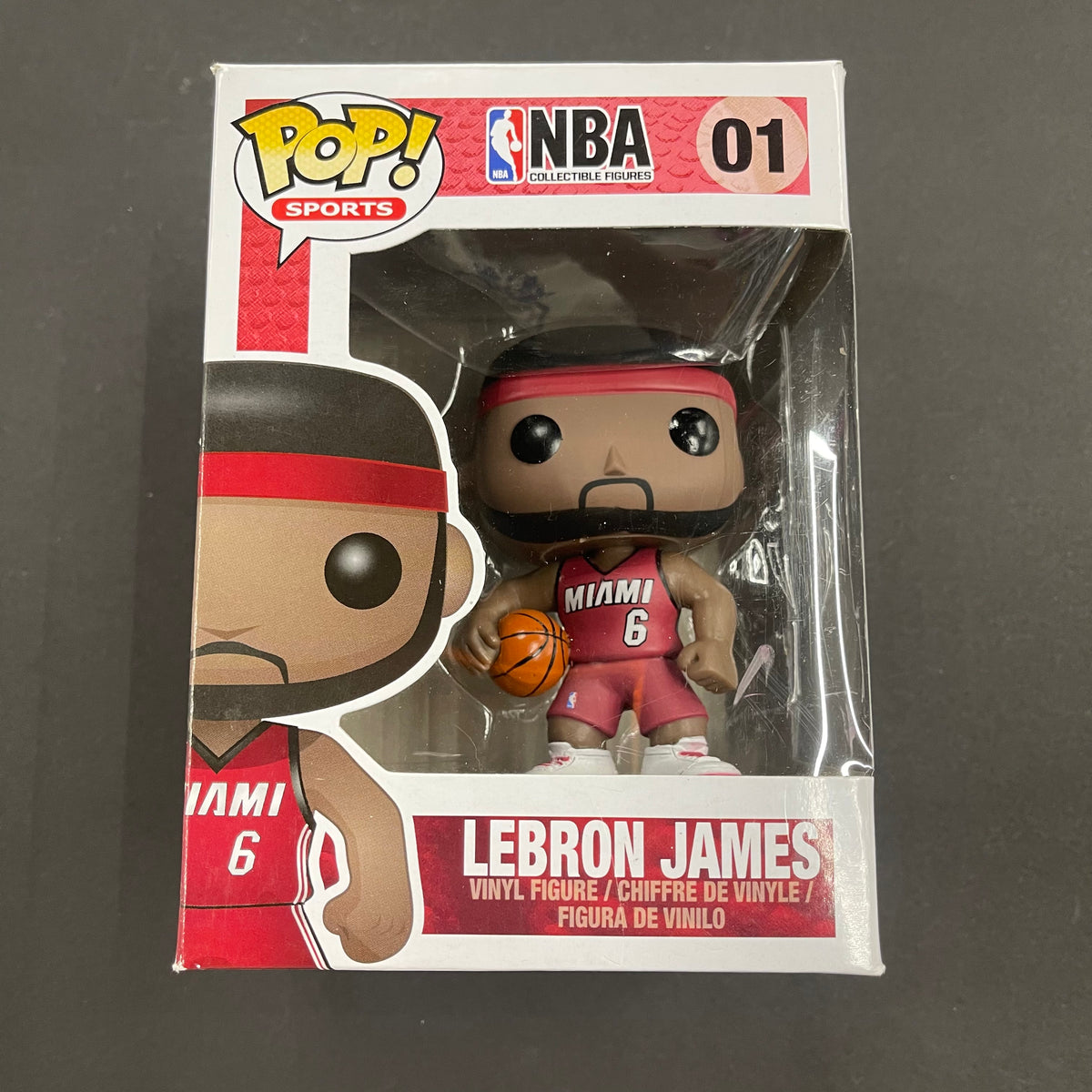 Lebron James #01 Funko Pop! Basketball NBA Miami Heat — Pop Thrills