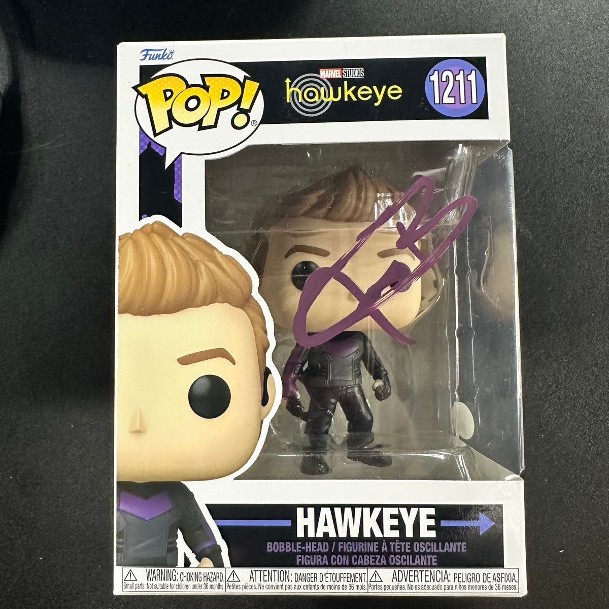 ***Signed*** Hawkeye #1211 Funko Pop! Marvel Hawkeye — Pop Thrills